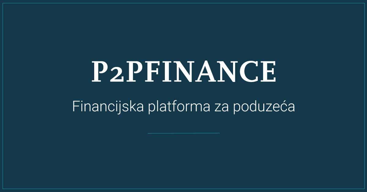 Financijska platforma za poduzeća | P2P Finance